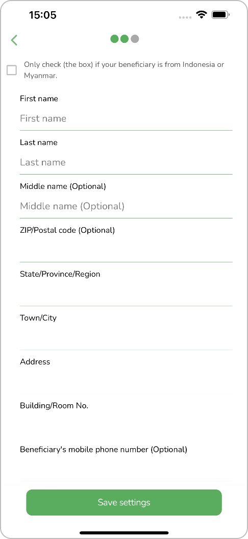 How to Add Beneficiary | Smiles Remittance Singapore | Smiles ...